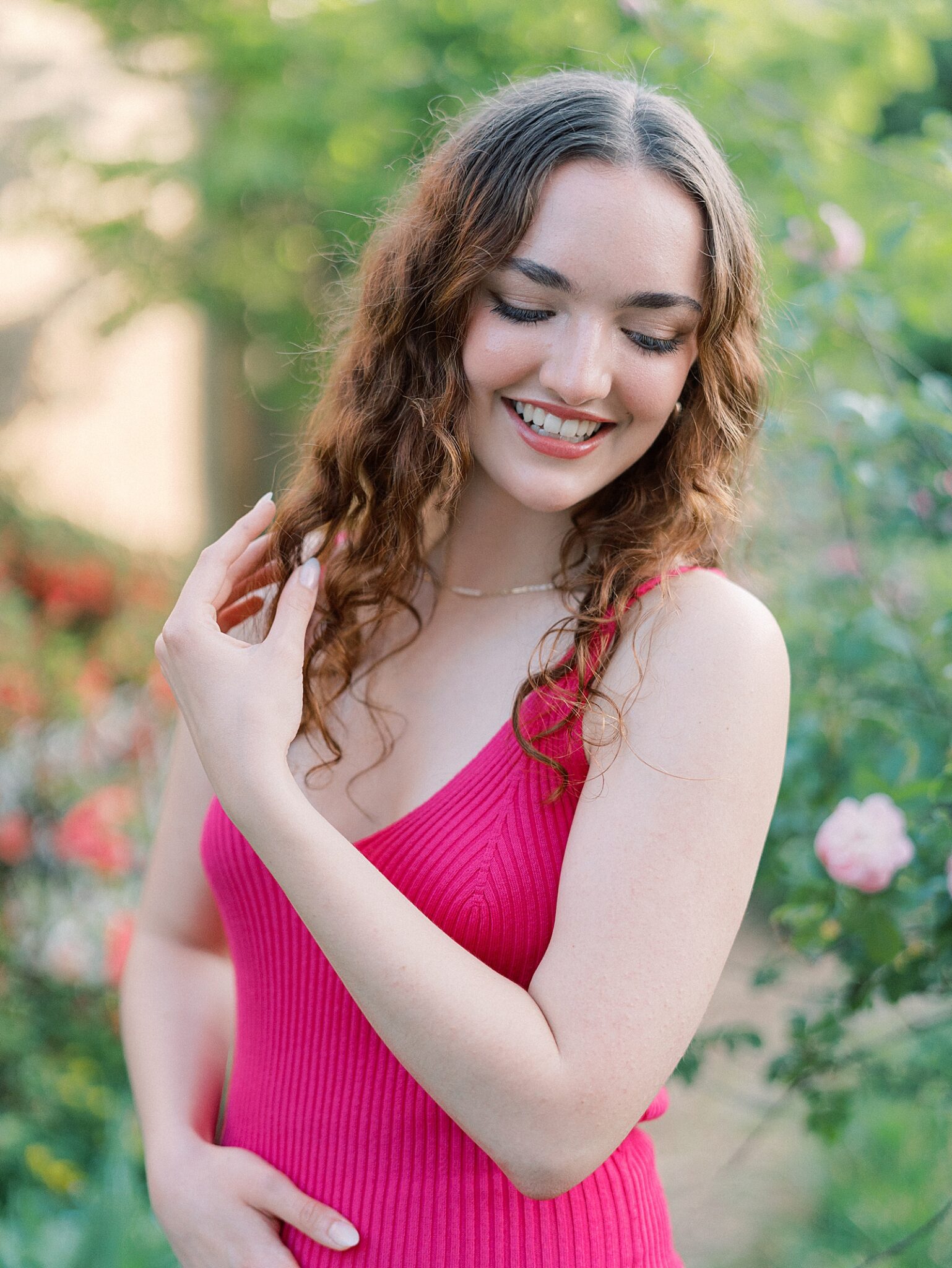 Senior Portraits at National Cathedral's Bishops Garden - brigitterenee.com